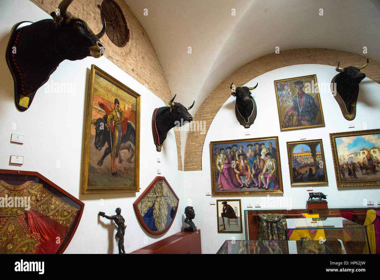 museum of bullfight arena of sevilla, spain Stock Photo - Alamy