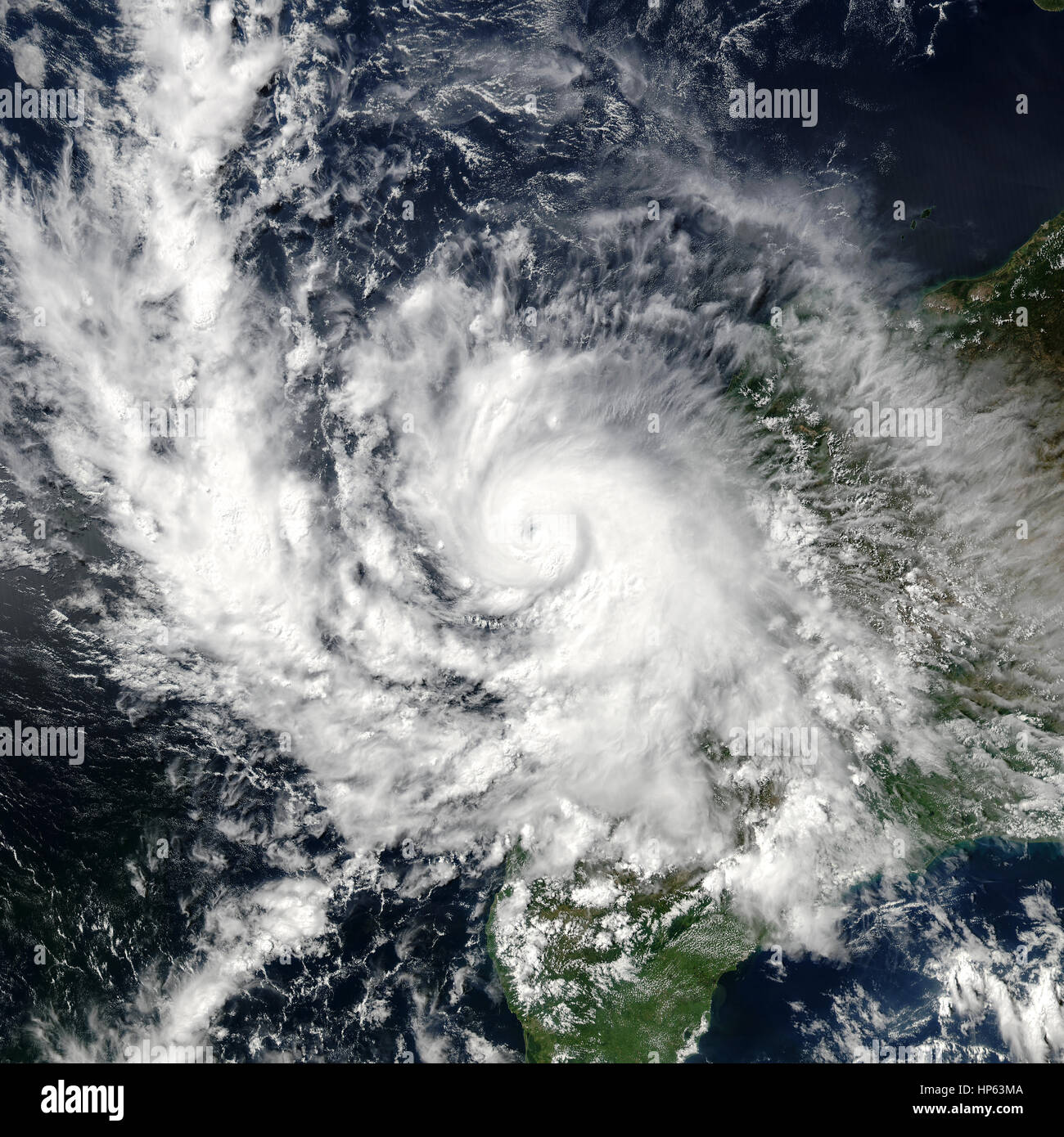 View of Global storm from space. Elements of this image furnished by ...