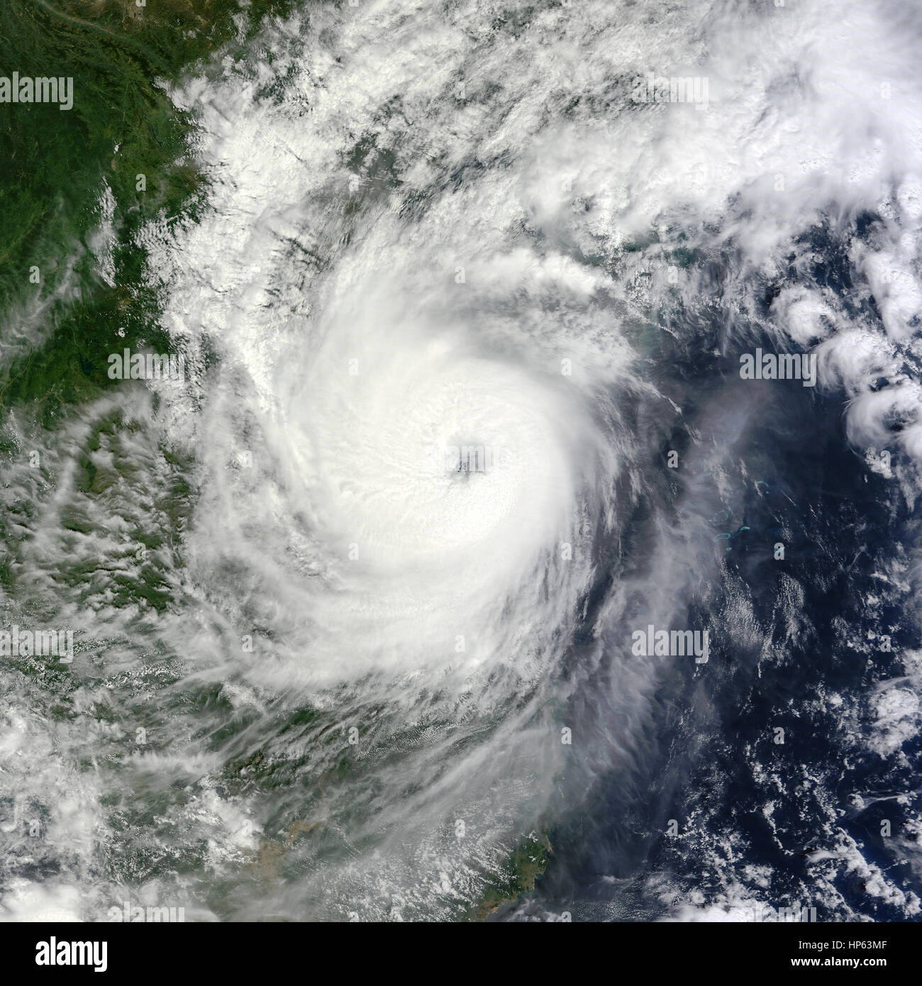 View of Global storm from space. Elements of this image furnished by ...