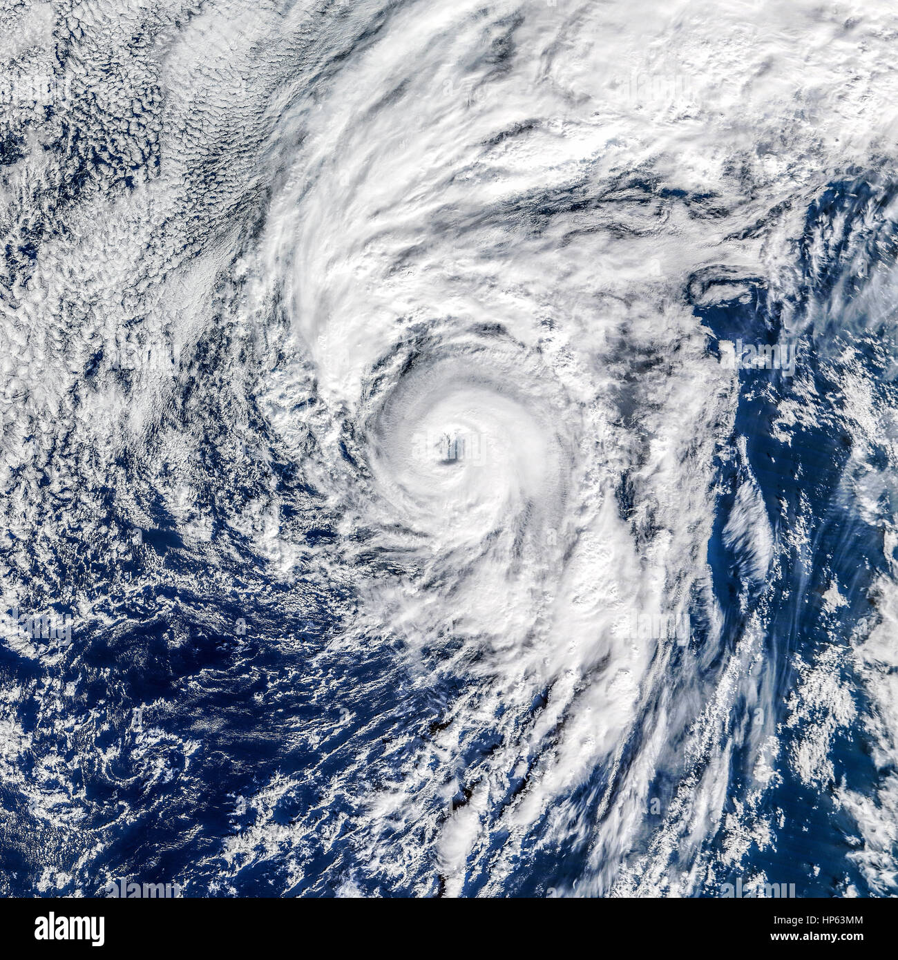 View of Global storm from space. Elements of this image furnished by ...