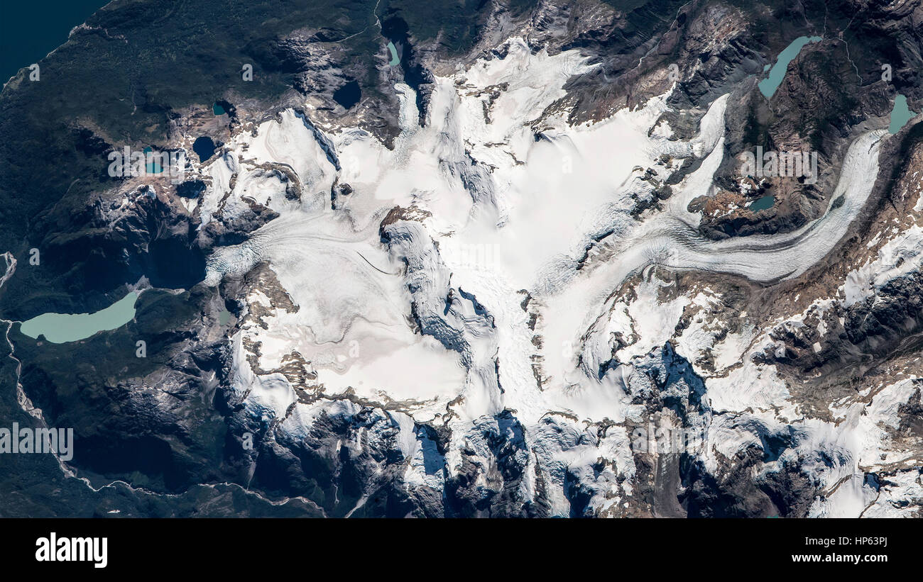 Earth top view from space. Elements of this image furnished by NASA ...