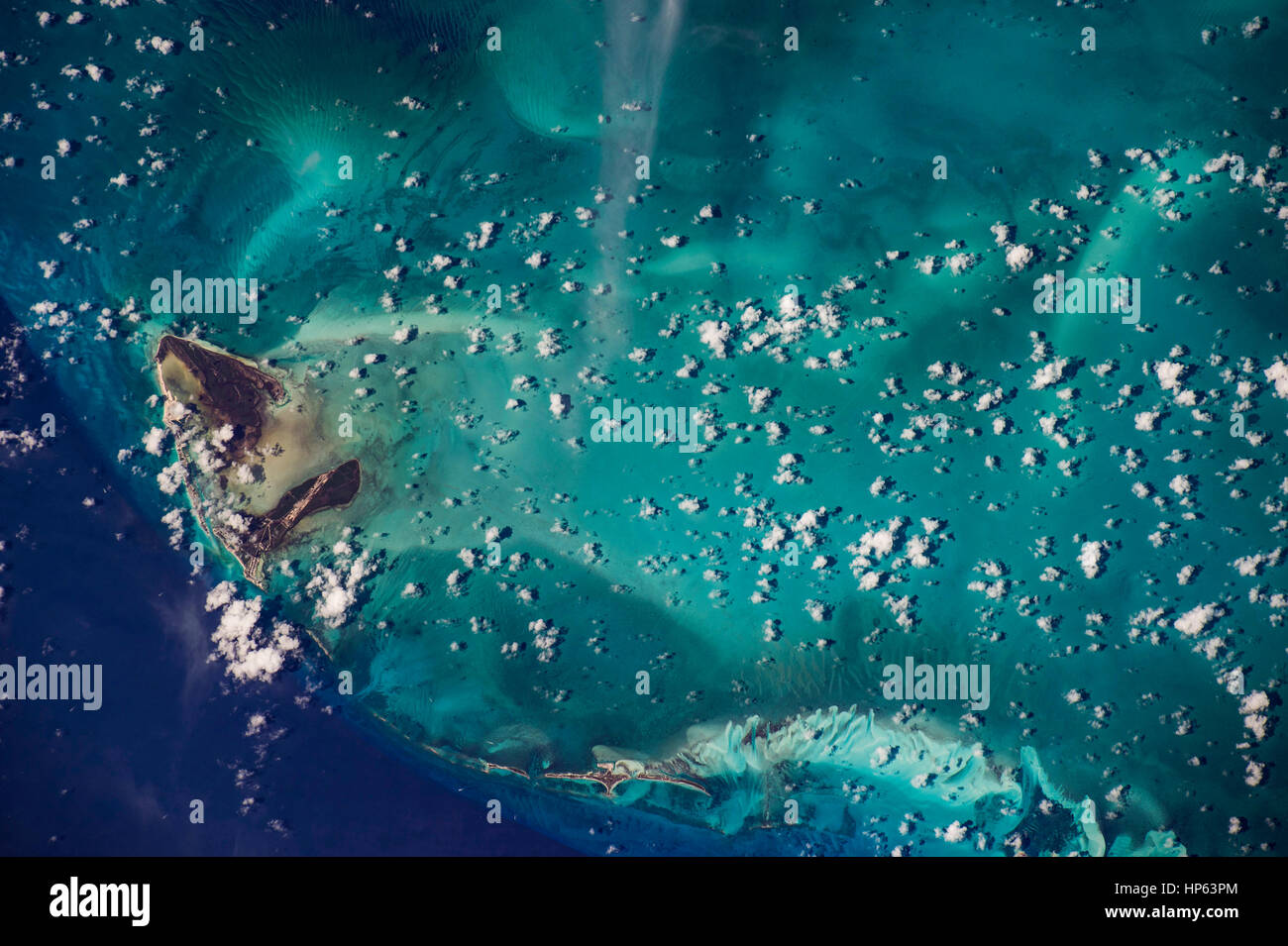 Earth top view from space. Elements of this image furnished by NASA ...