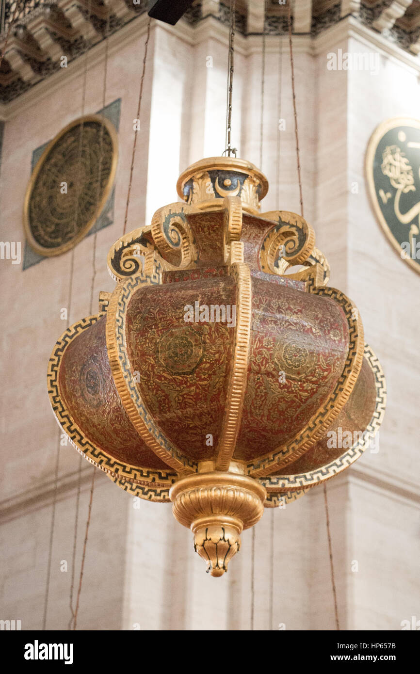 Old Ottoman style ceiling lamps for interior decoration Stock Photo - Alamy