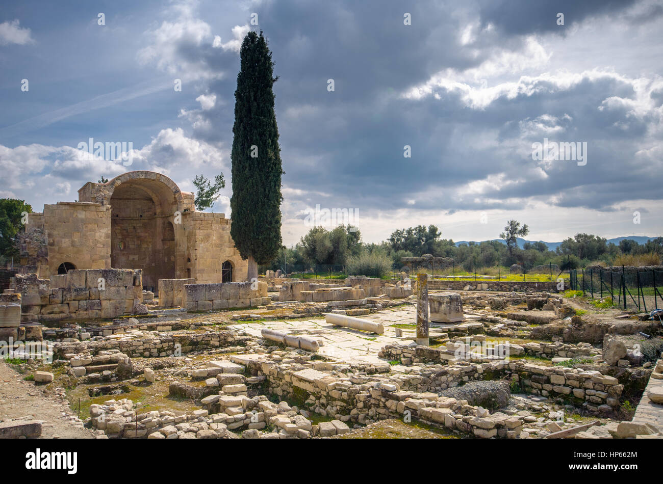 Roman ruins crete greece hi-res stock photography and images - Alamy