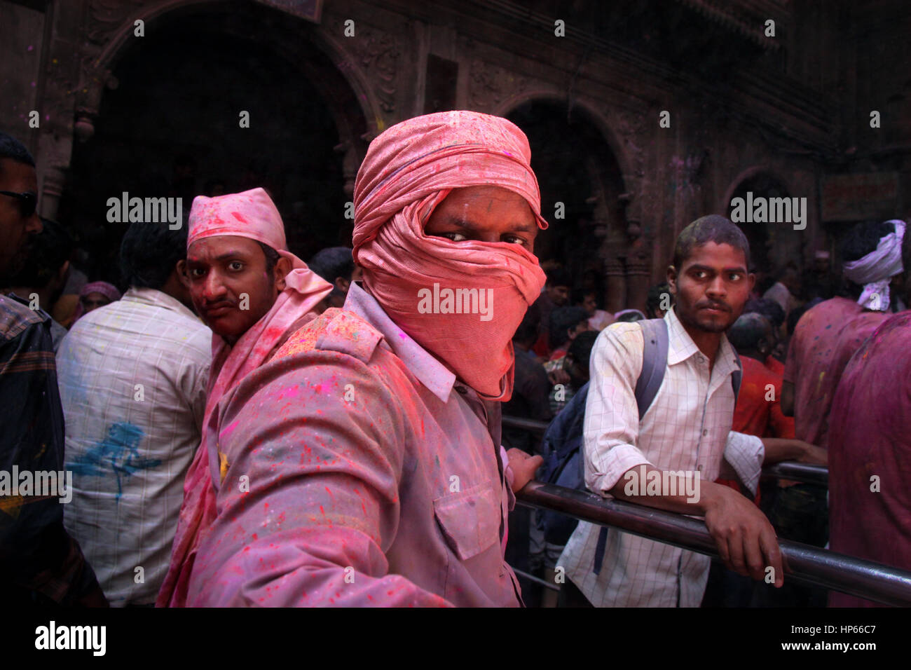India uttar pradesh vrindavan man hi-res stock photography and images ...