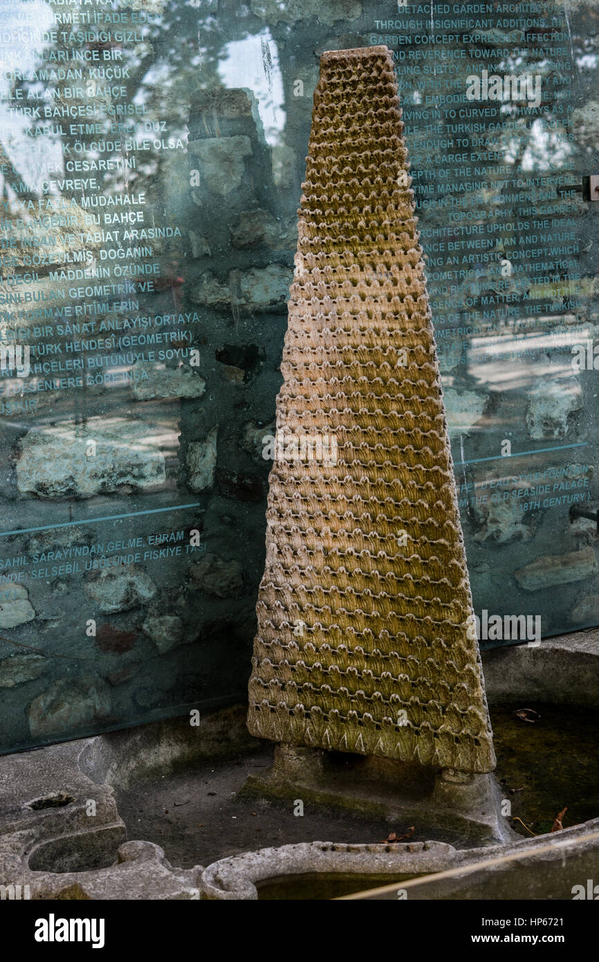 Turkish Ottoman style antique fountain in view Stock Photo - Alamy