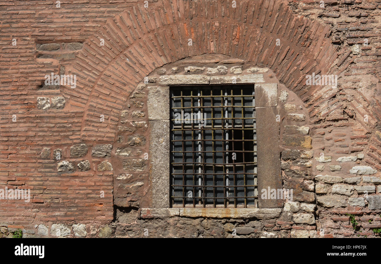 Old window Architecture from ruins in Istanbul Stock Photo - Alamy