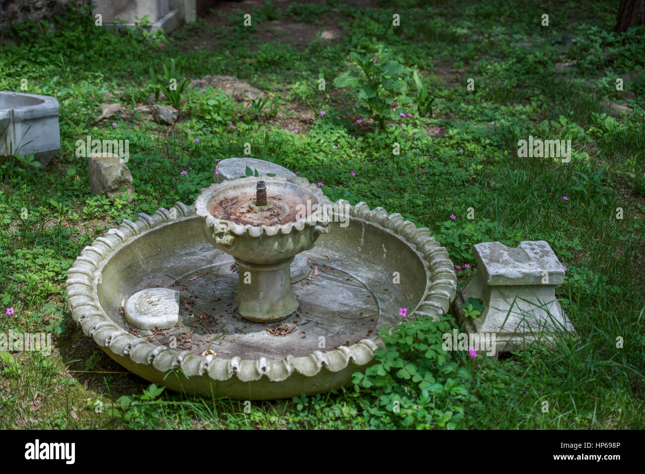 Turkish Ottoman style antique fountain in view Stock Photo - Alamy