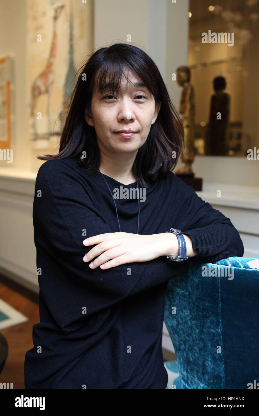 Portrait of Han Kang (aka Han Gang) 25/10/2016 ©Basso CANNARSA/Opale ...