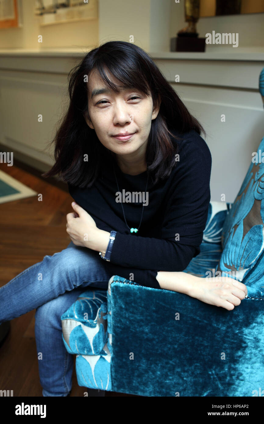 Portrait of Han Kang (aka Han Gang) 25/10/2016 ©Basso CANNARSA/Opale ...