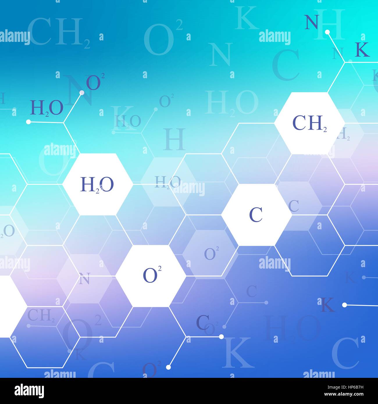 Hexagonal molecule dna molecular structure hi-res stock photography and ...