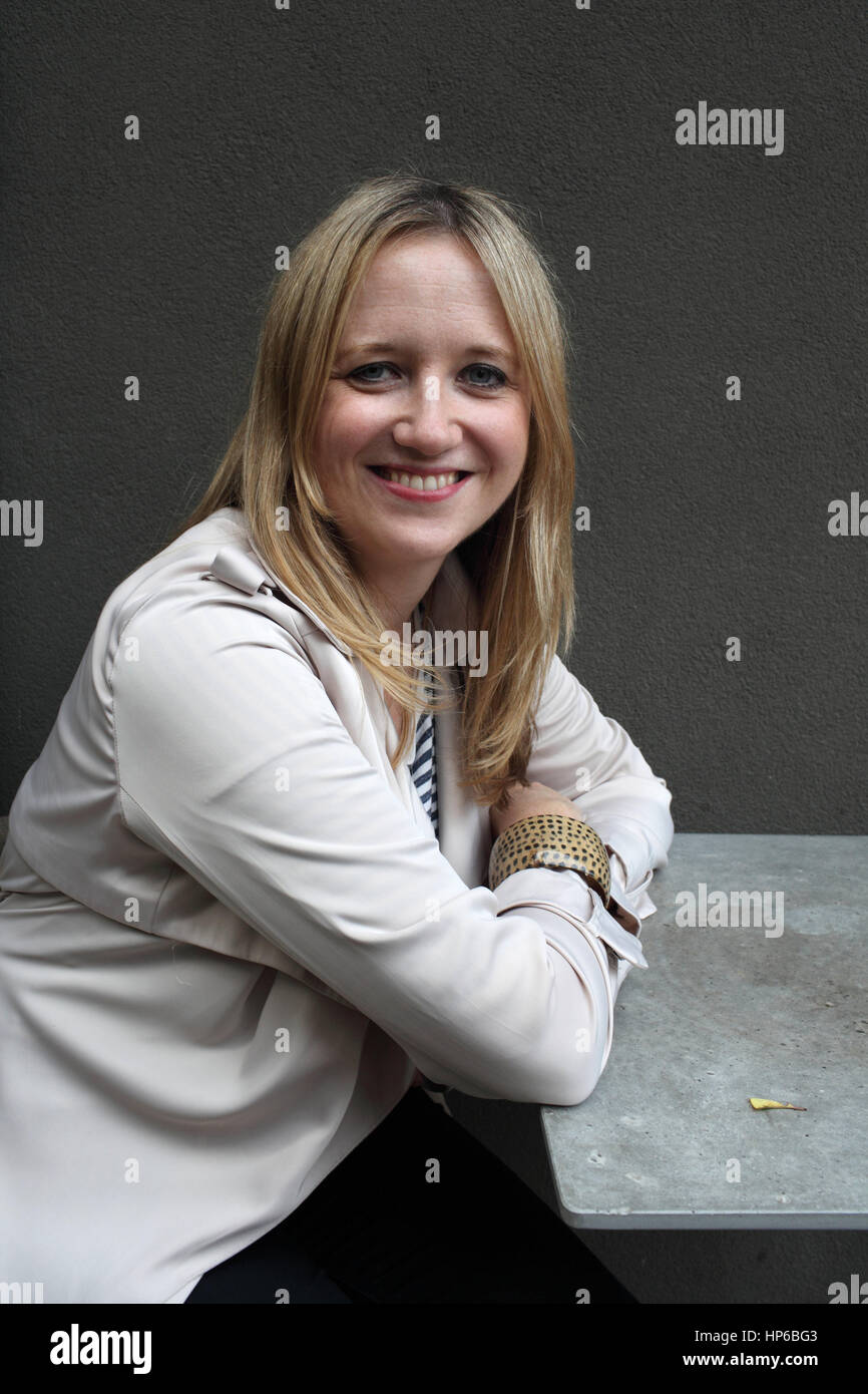 Portrait of Laura Barnett 17/09/2016 ©Basso CANNARSA/Opale Stock Photo ...