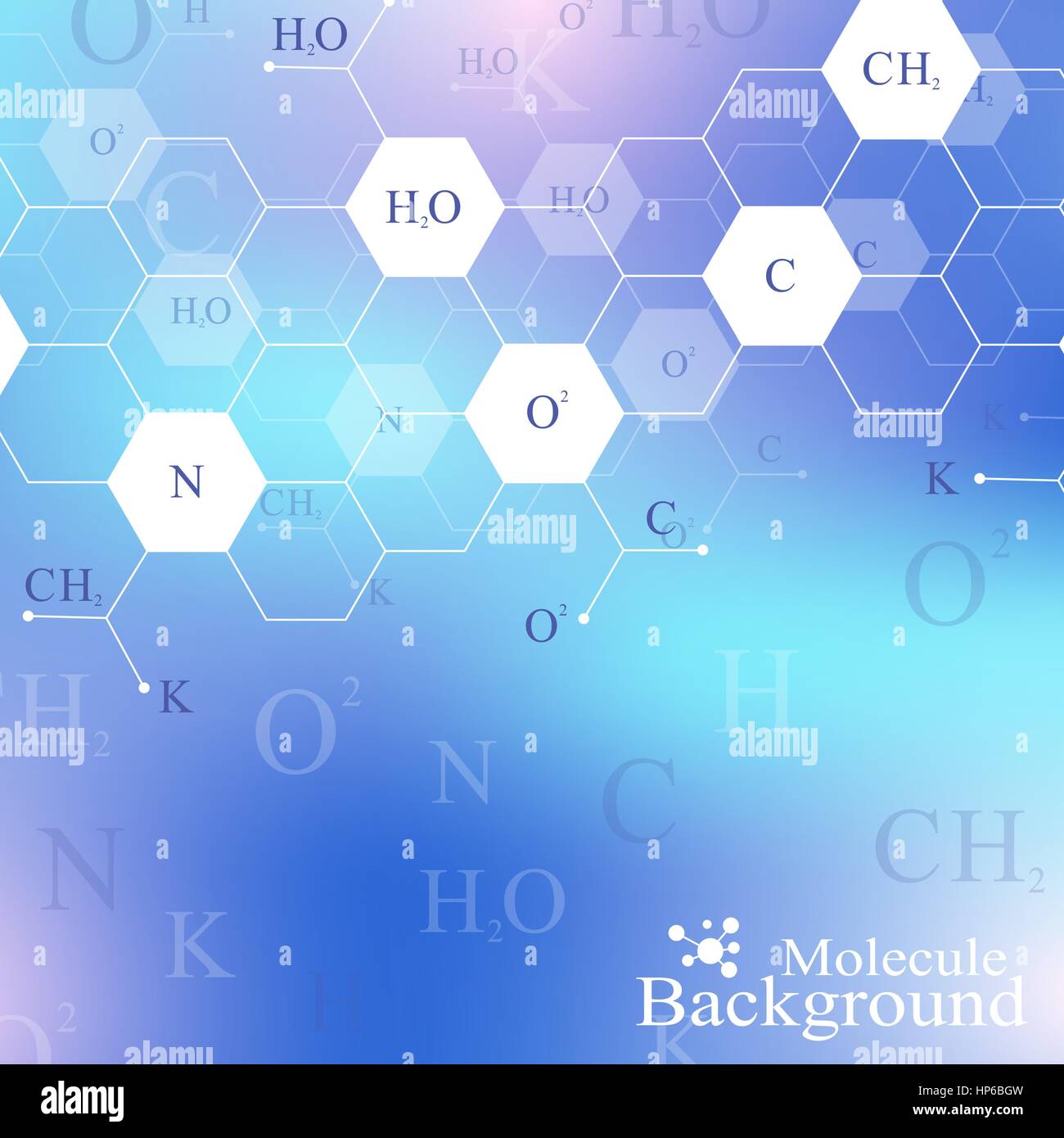 Hexagonal molecule dna molecular structure hi-res stock photography and ...