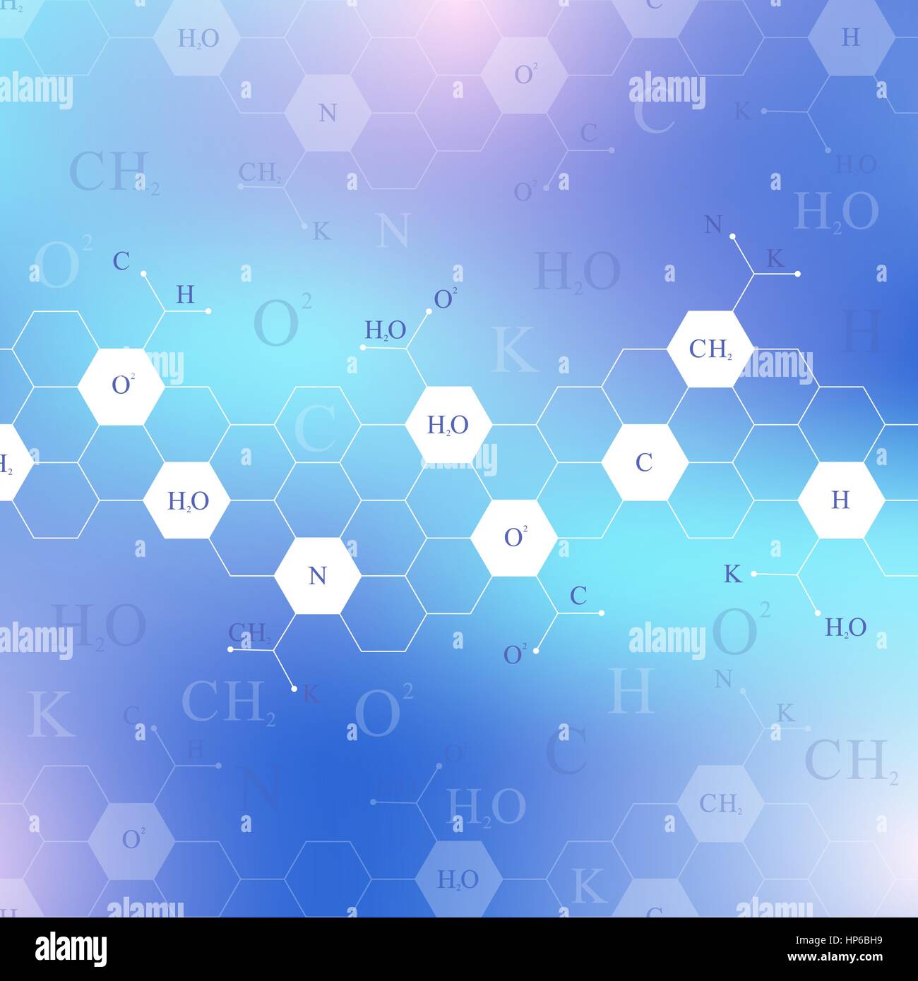Hexagonal molecule dna molecular structure hi-res stock photography and ...