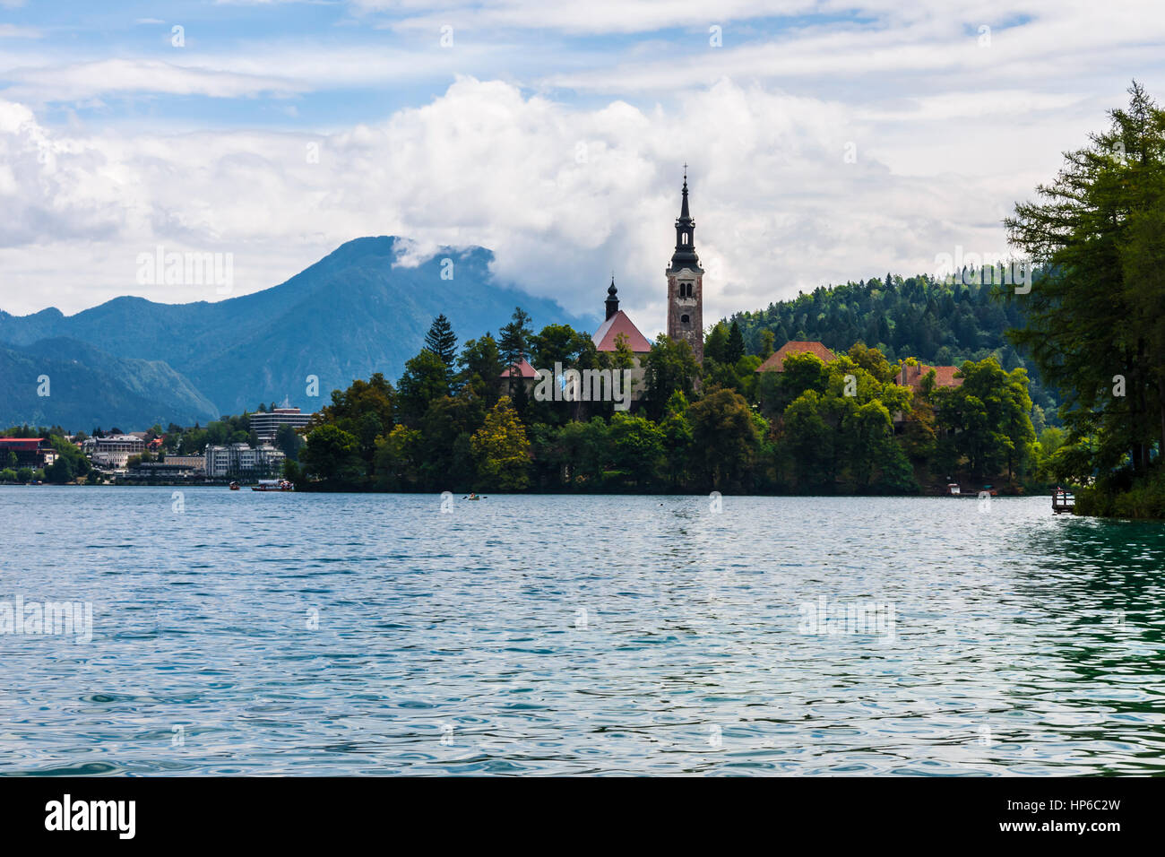 Panorama of Bled (Slovenia Stock Photo - Alamy