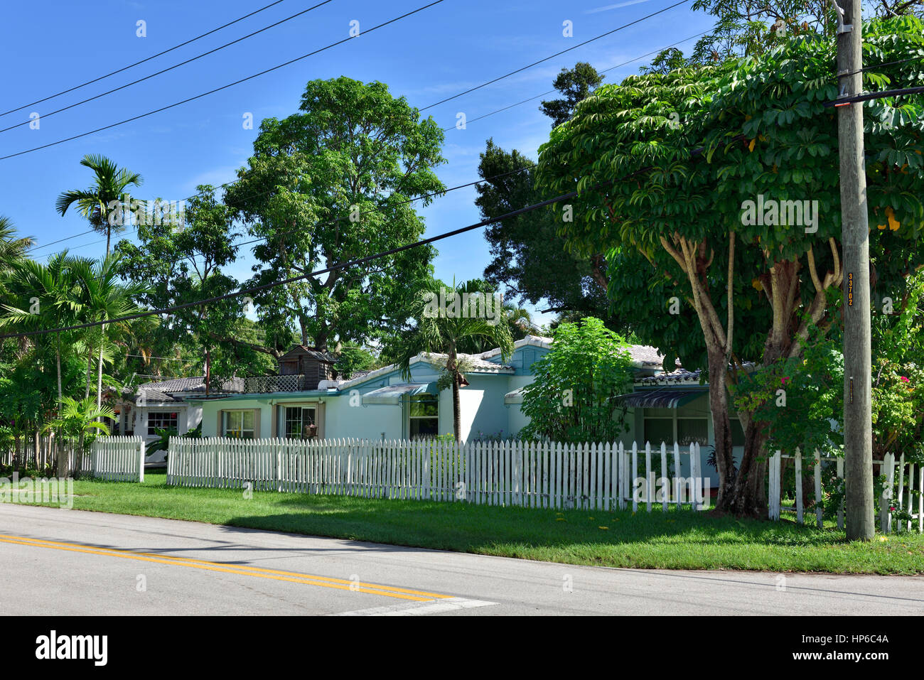 Residential house Miami, Florida, USA Stock Photo - Alamy