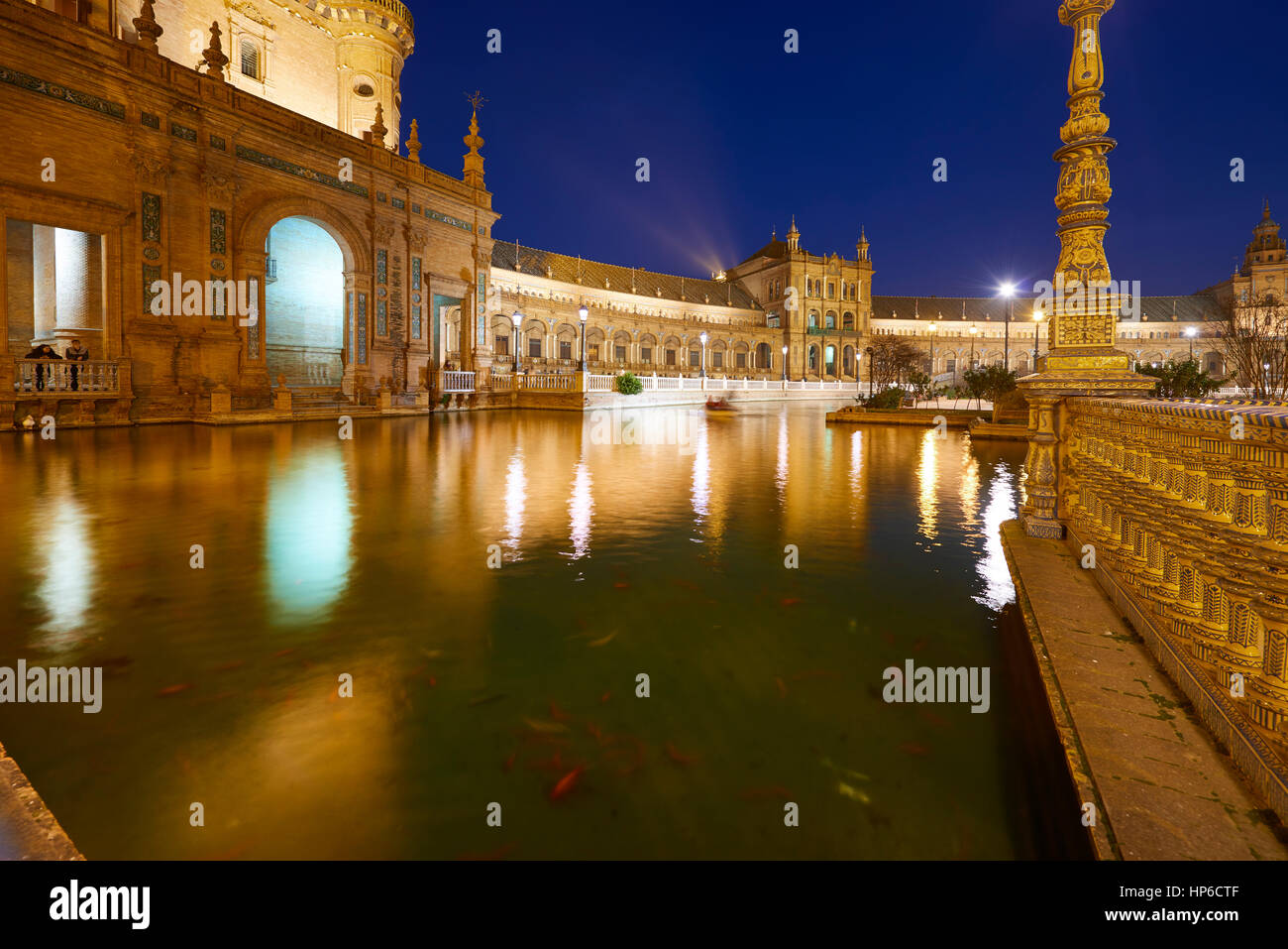 Plaza de España, Seville, Spain built for the Ibero-American Exposition ...