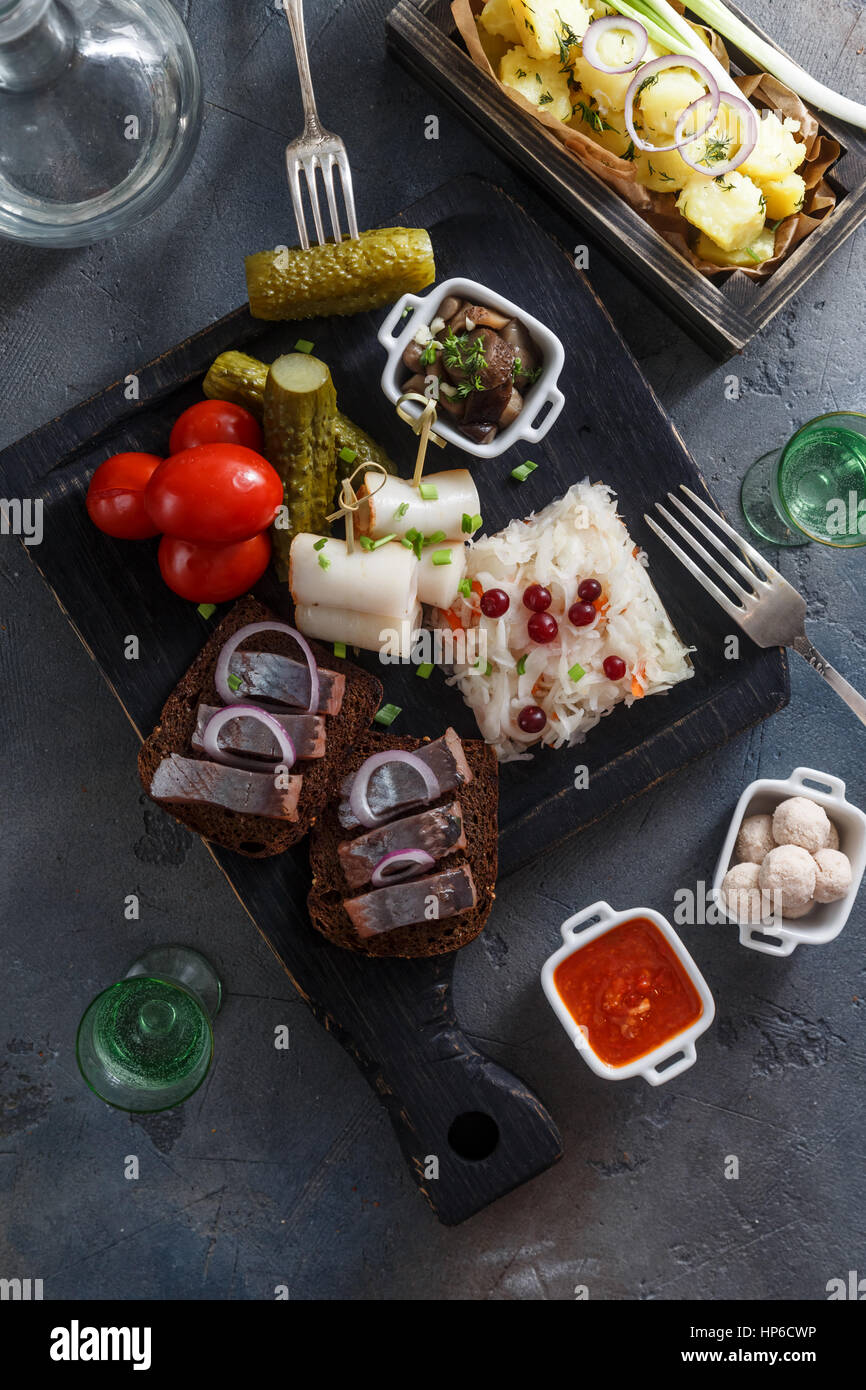 Traditional Salted Herring Cod Caviar High Resolution Stock Photography ...