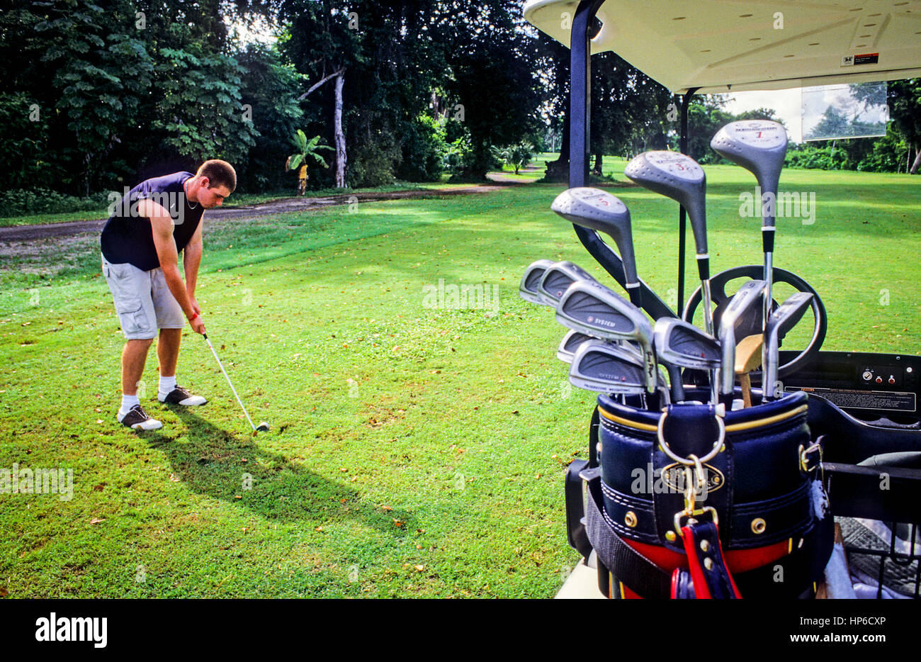 Golf man punta cana hi-res stock photography and images - Alamy