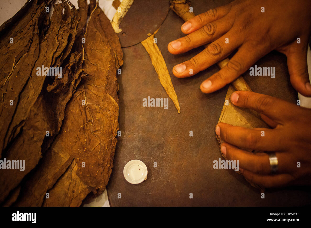 Cigar shop,making cigars, in Hotel Barcelo, Punta Cana, Dominican ...
