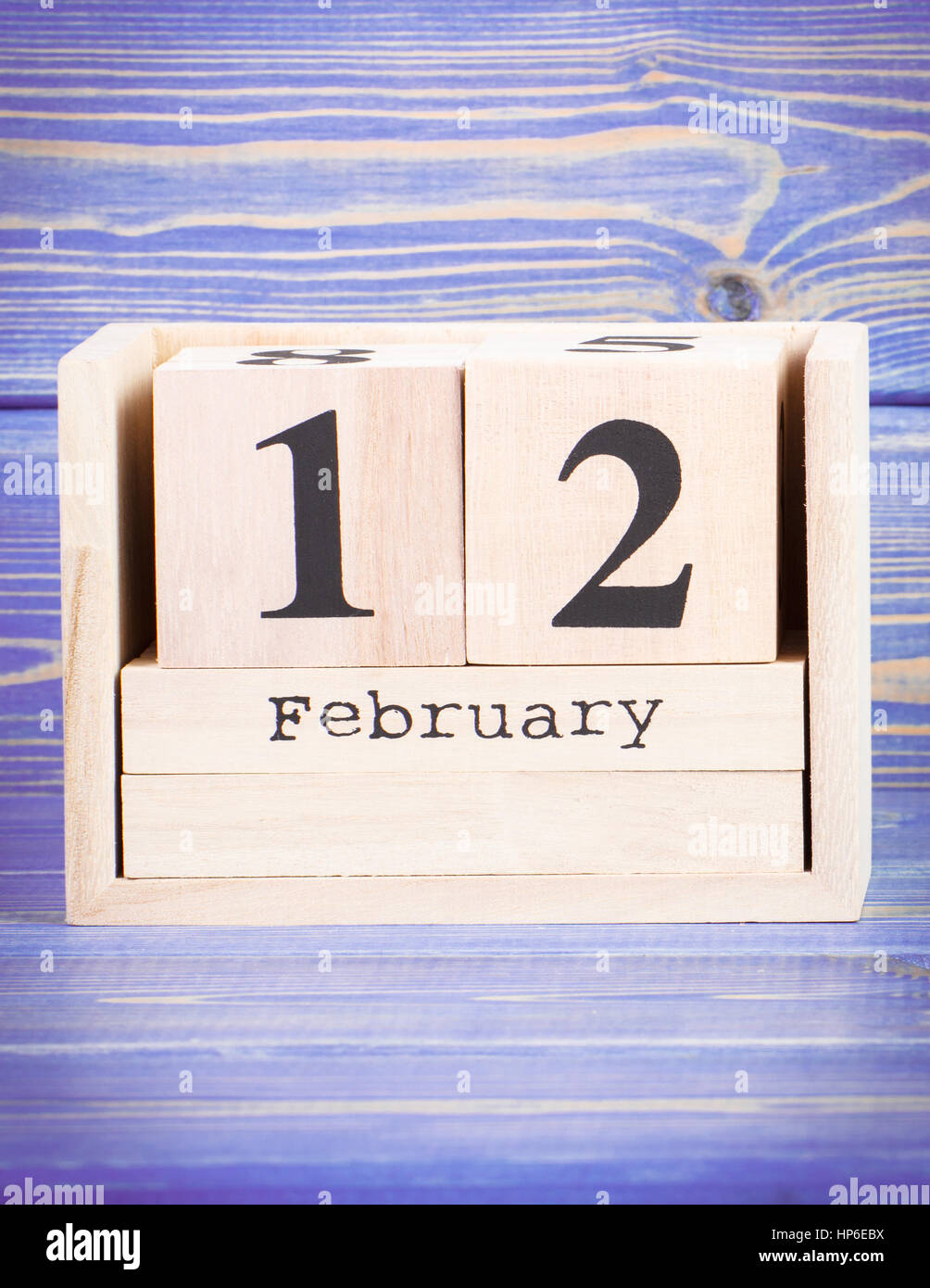 February 12 calendar time hi-res stock photography and images - Alamy