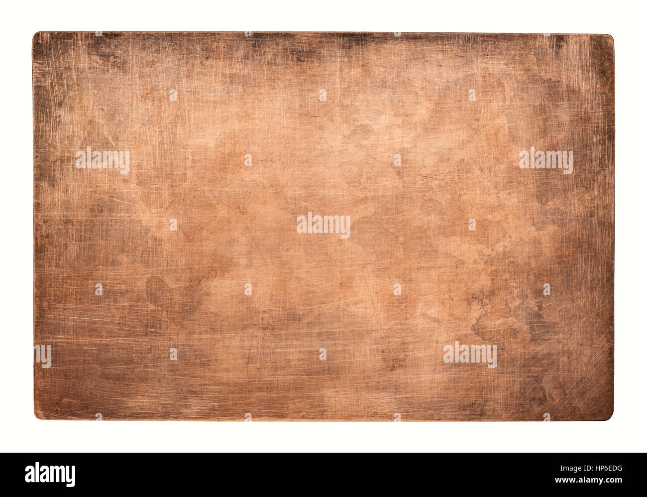 Aged copper plate texture, old worn metal background Stock Photo - Alamy