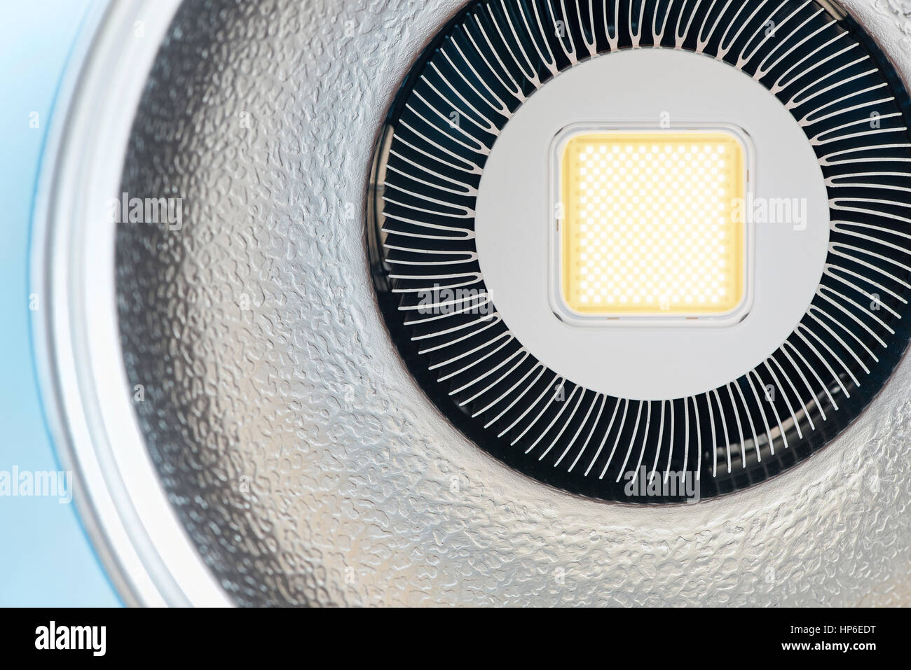 Powerful led lamp with heat cooling Stock Photo - Alamy