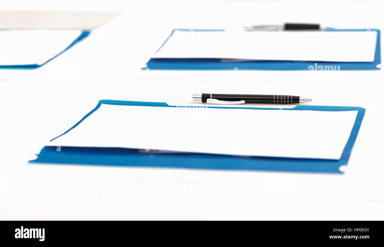 Picture of a file on an the office table Stock Photo - Alamy