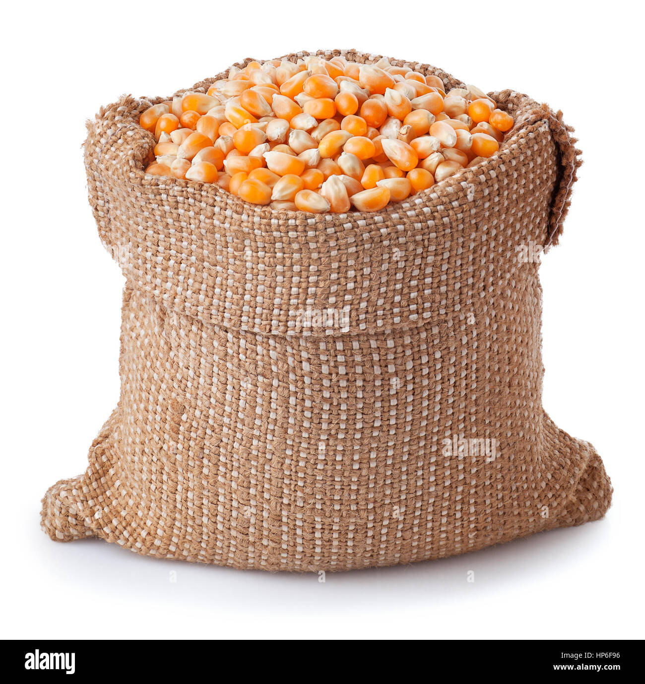 Sack of yellow maize hi-res stock photography and images - Alamy