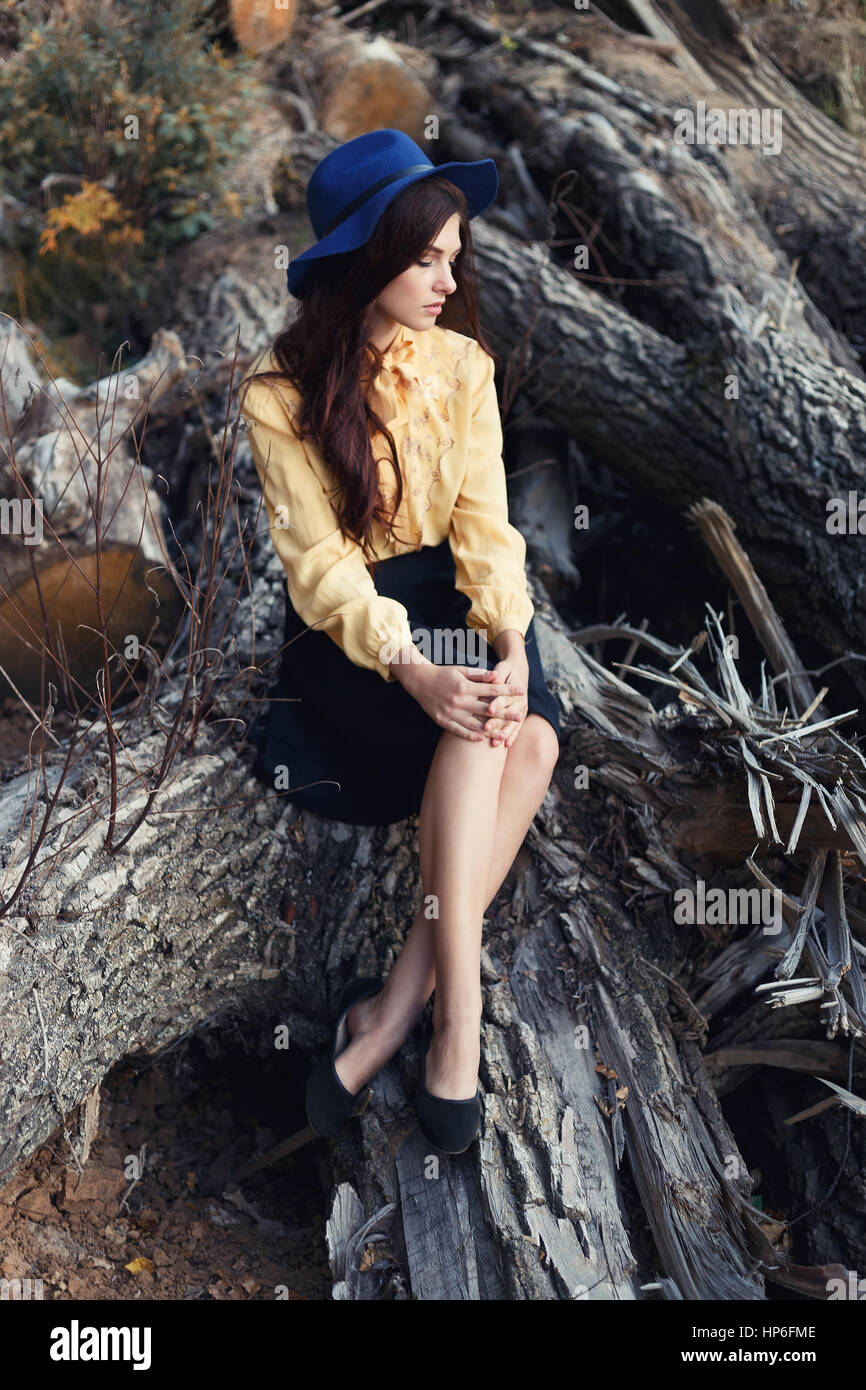 Model melancholy hi-res stock photography and images - Alamy