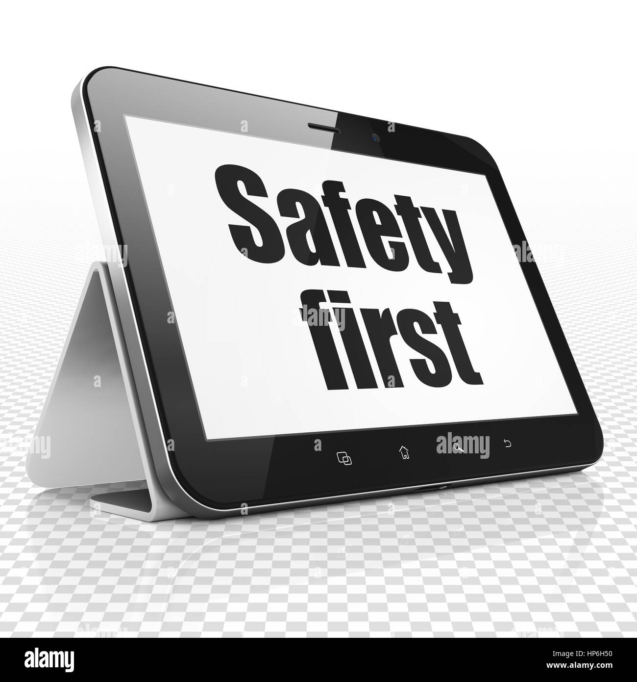 3d rendering safety first Black and White Stock Photos & Images - Alamy