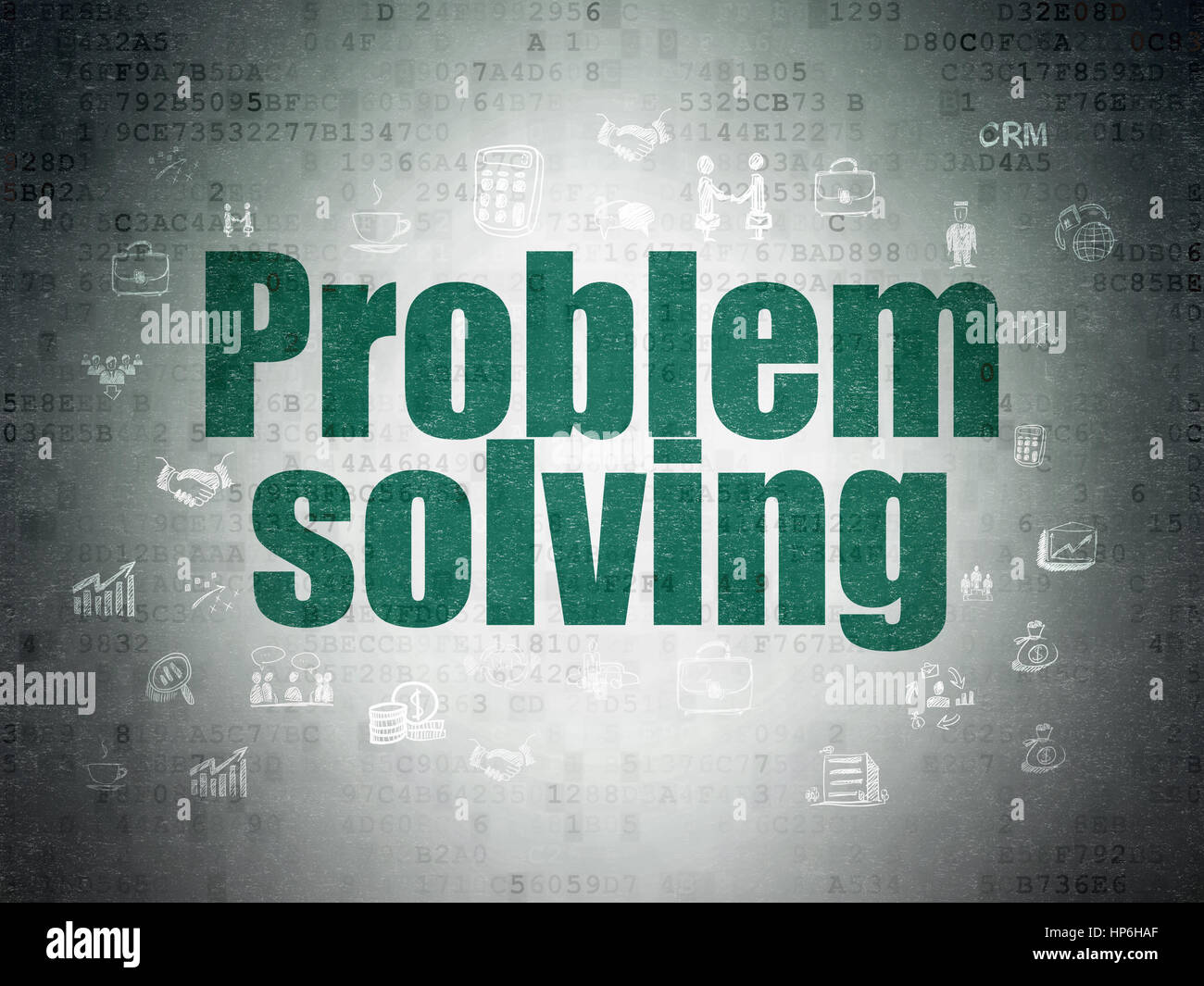 Problem solving concept doodle icons hi-res stock photography and ...