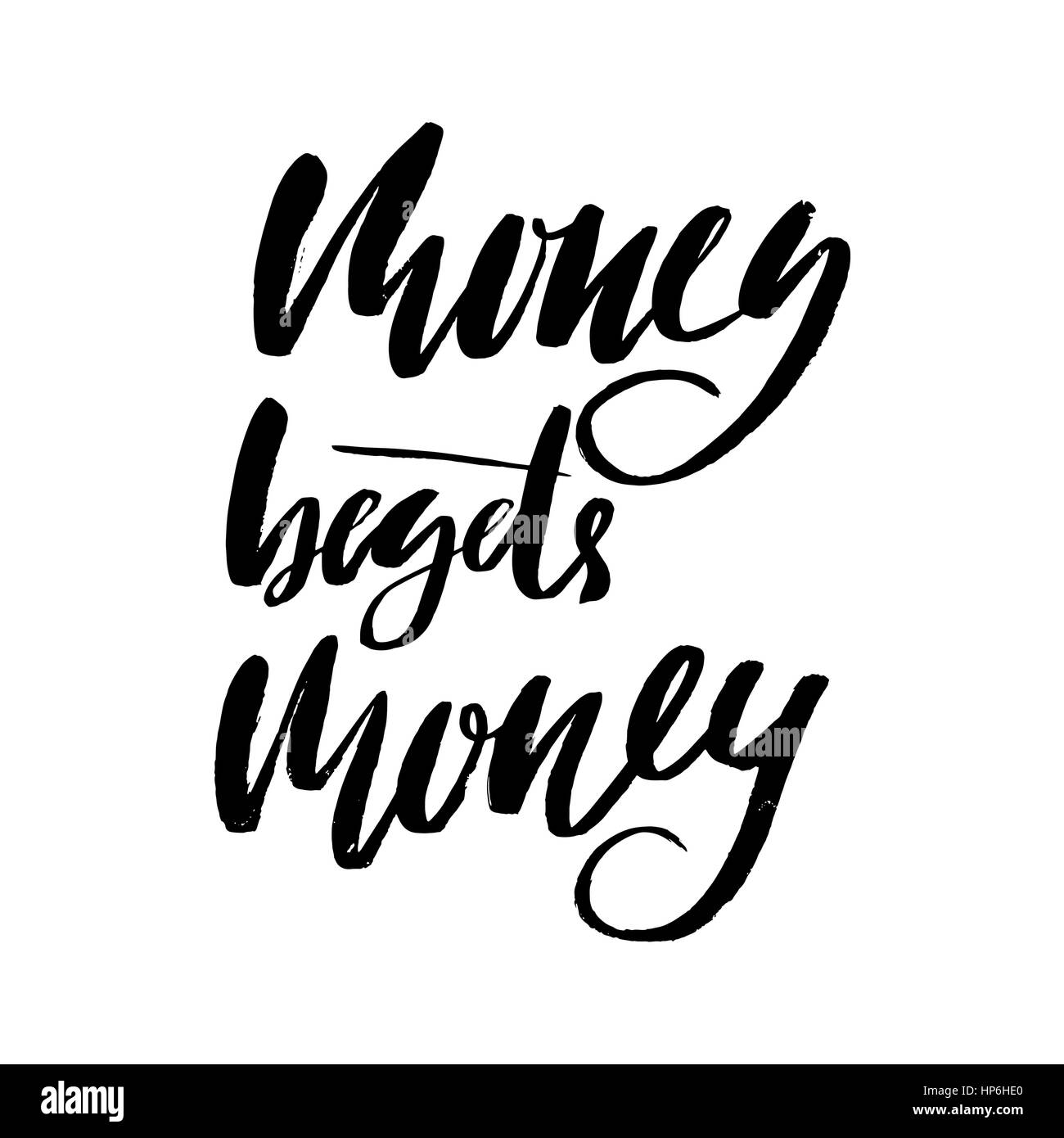 Hand drawn vector lettering. Motivating modern calligraphy. Inspiring ...