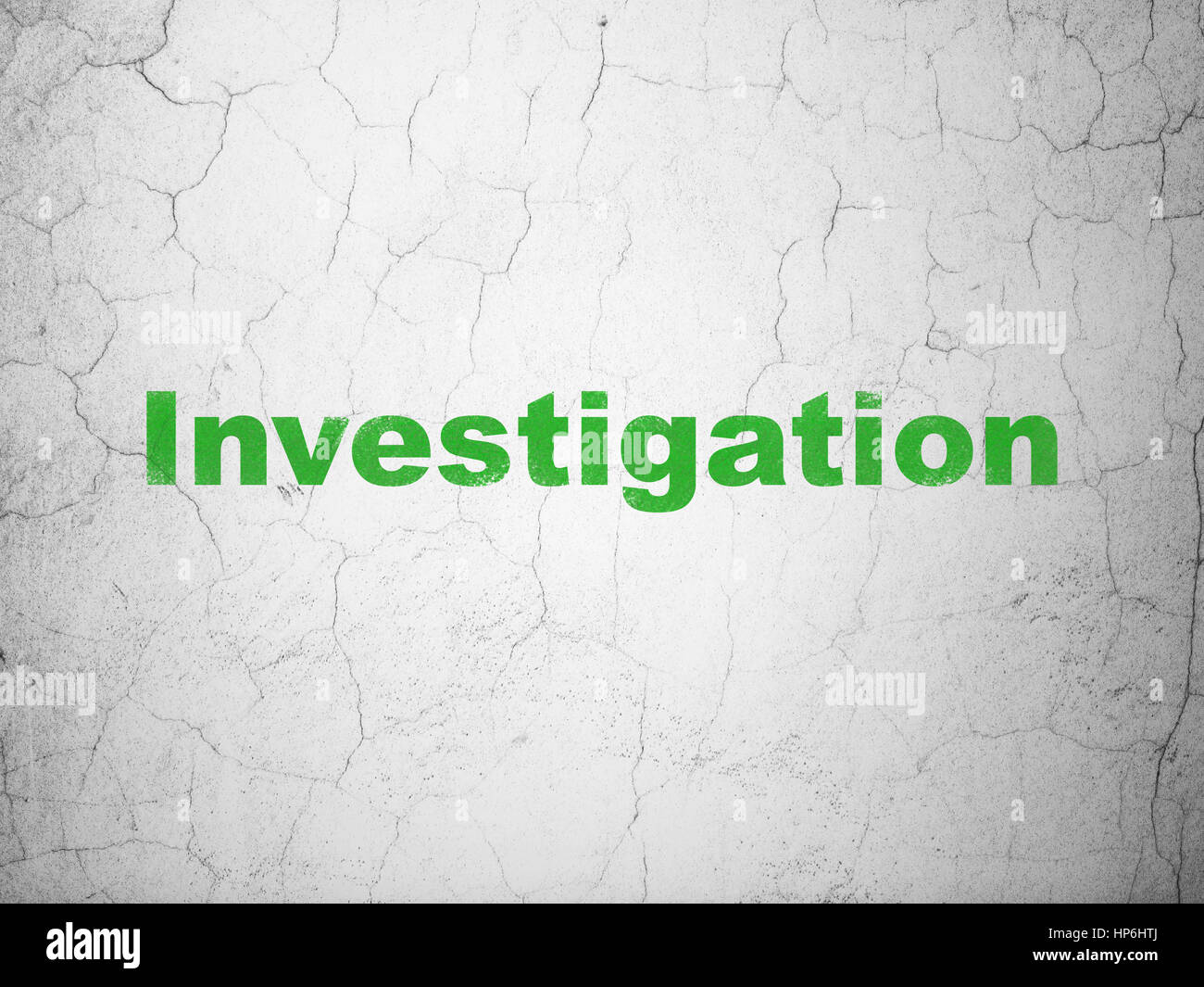 Grunge green investigation word hi-res stock photography and images - Alamy