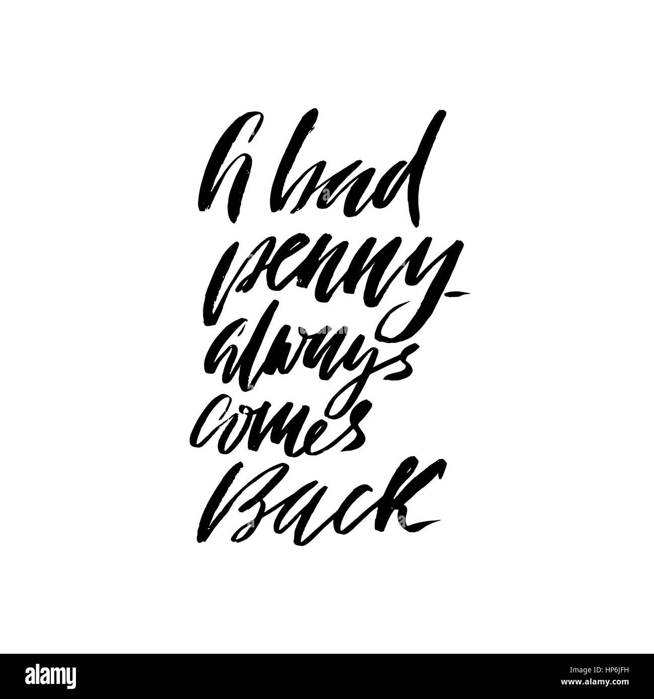 Hand drawn vector lettering. Motivating modern calligraphy. Inspiring ...