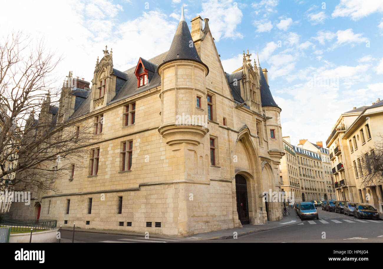 The Hotel de Sens, Paris, France , is in between late Gothic and early ...
