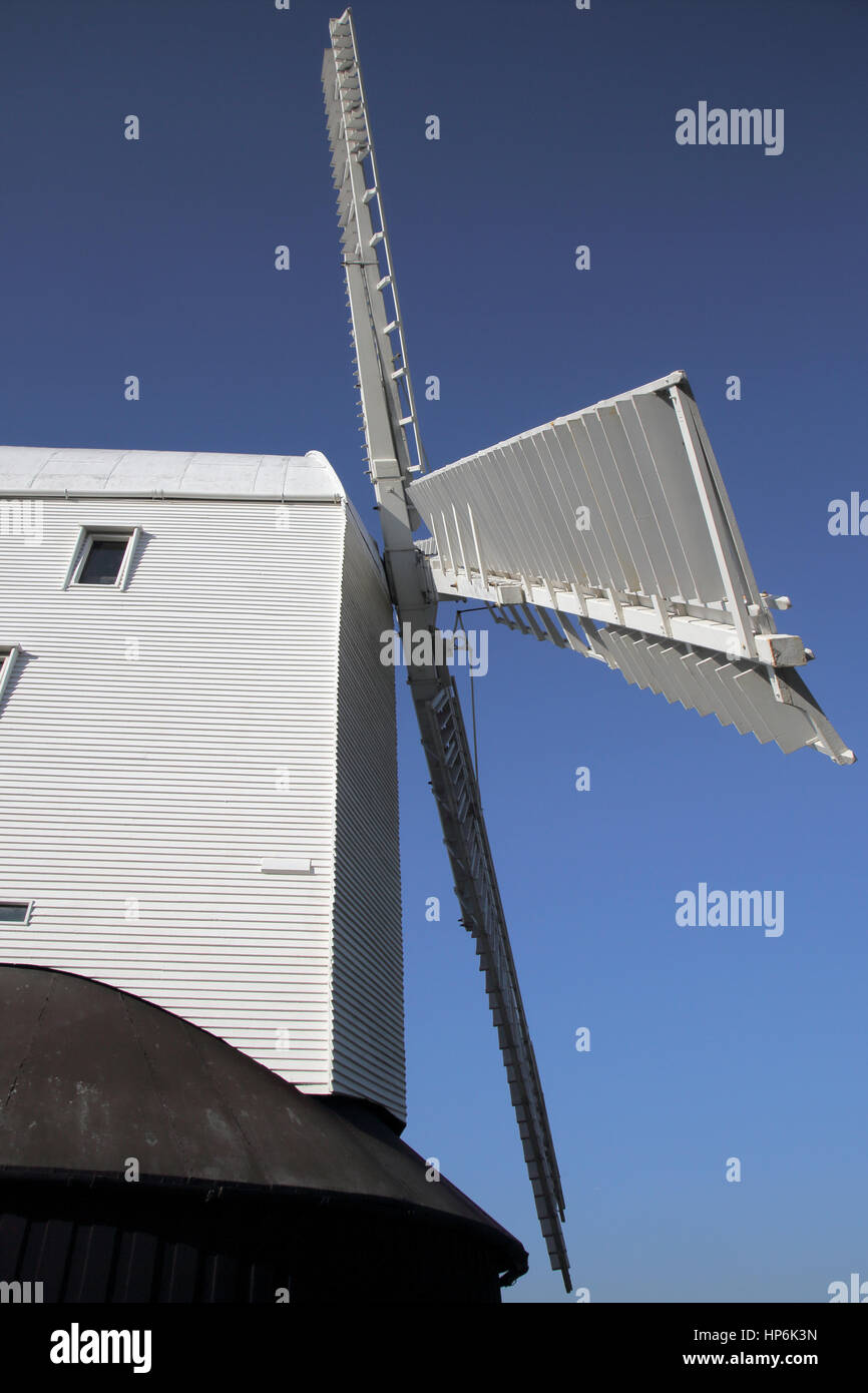 jack and jill windmills at clayton on the sussex downs Stock Photo - Alamy