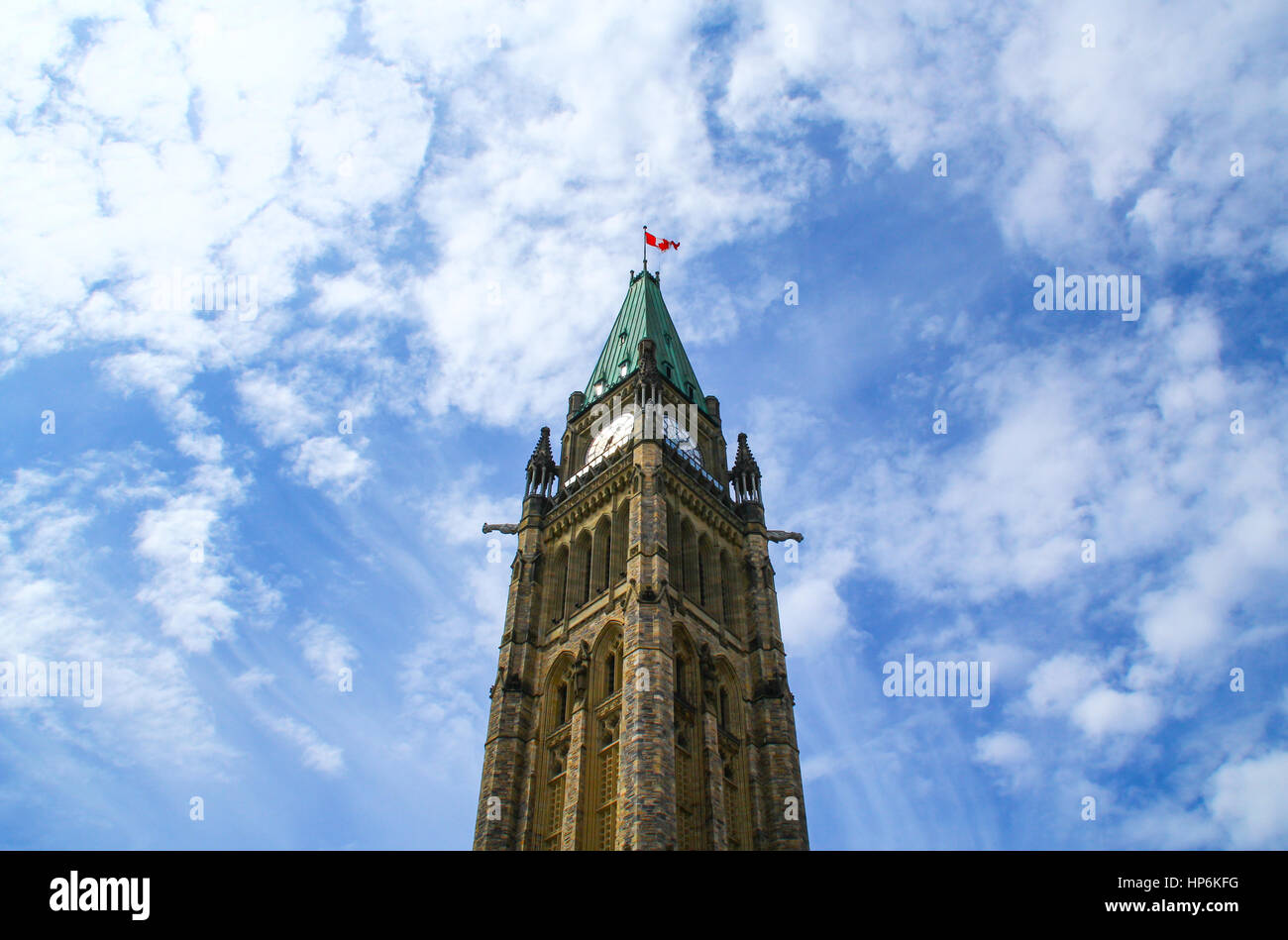 Peace Tower (officially: the Tower of Victory and Peace) of Parliament ...
