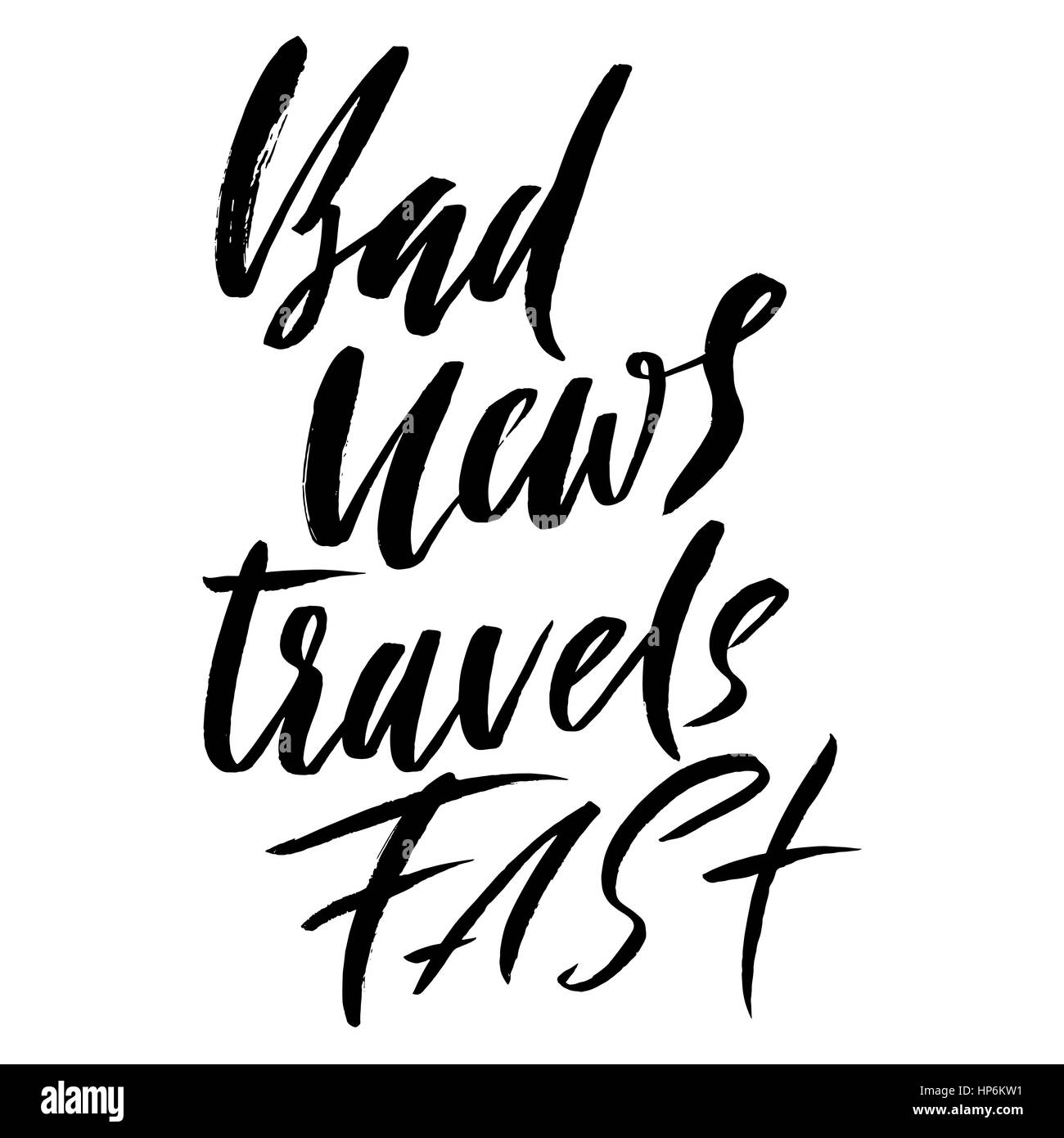 Bad news travel fast Cut Out Stock Images & Pictures - Alamy Bad news travel fast Cut Out Stock Images & Pictures - Alamy