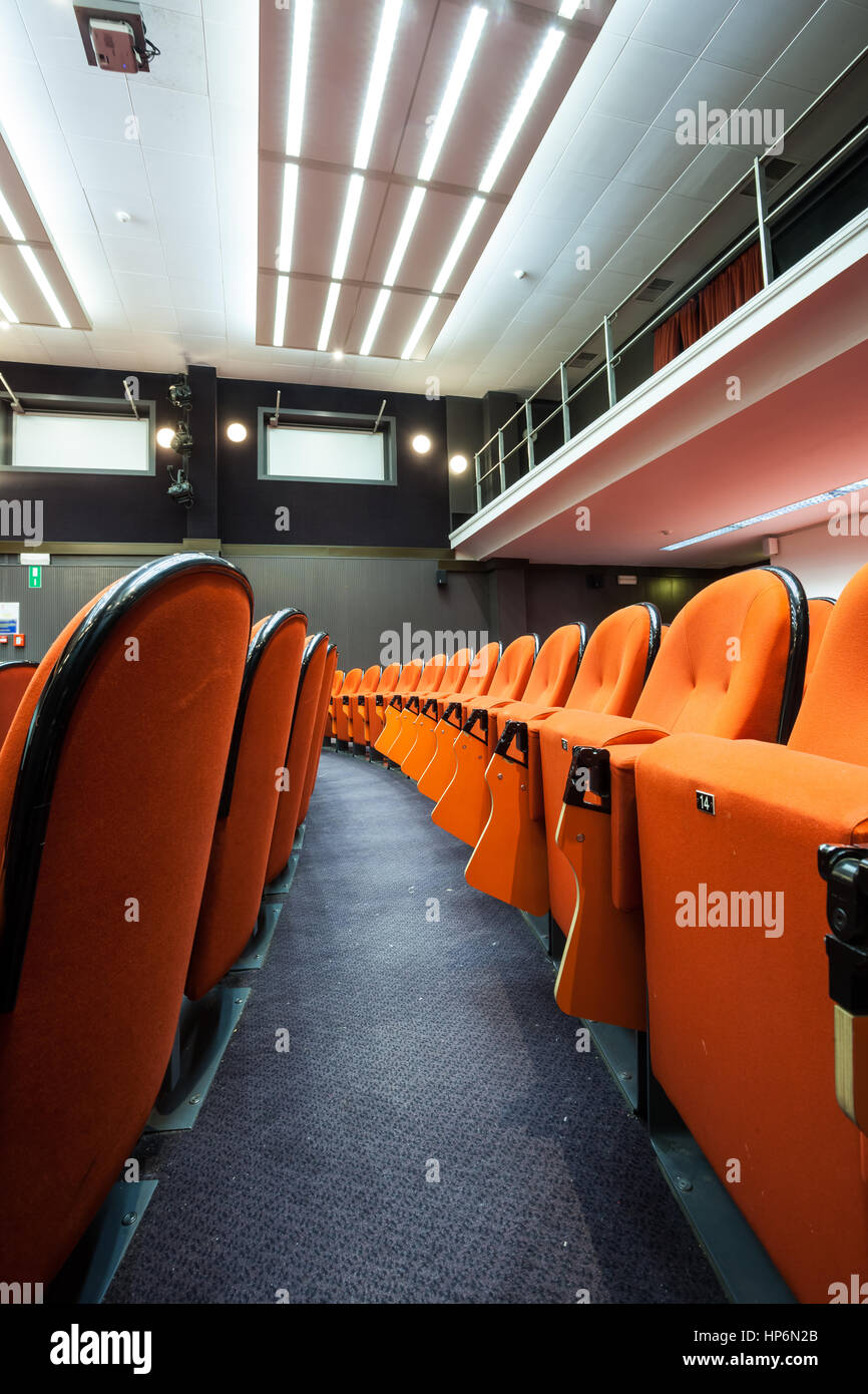 Orange seats hi-res stock photography and images - Alamy