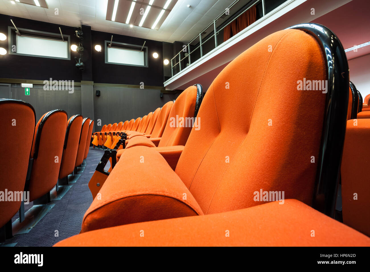 Orange seats hi-res stock photography and images - Alamy