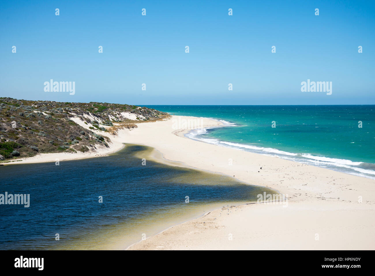 River estuary meets ocean hi-res stock photography and images - Alamy