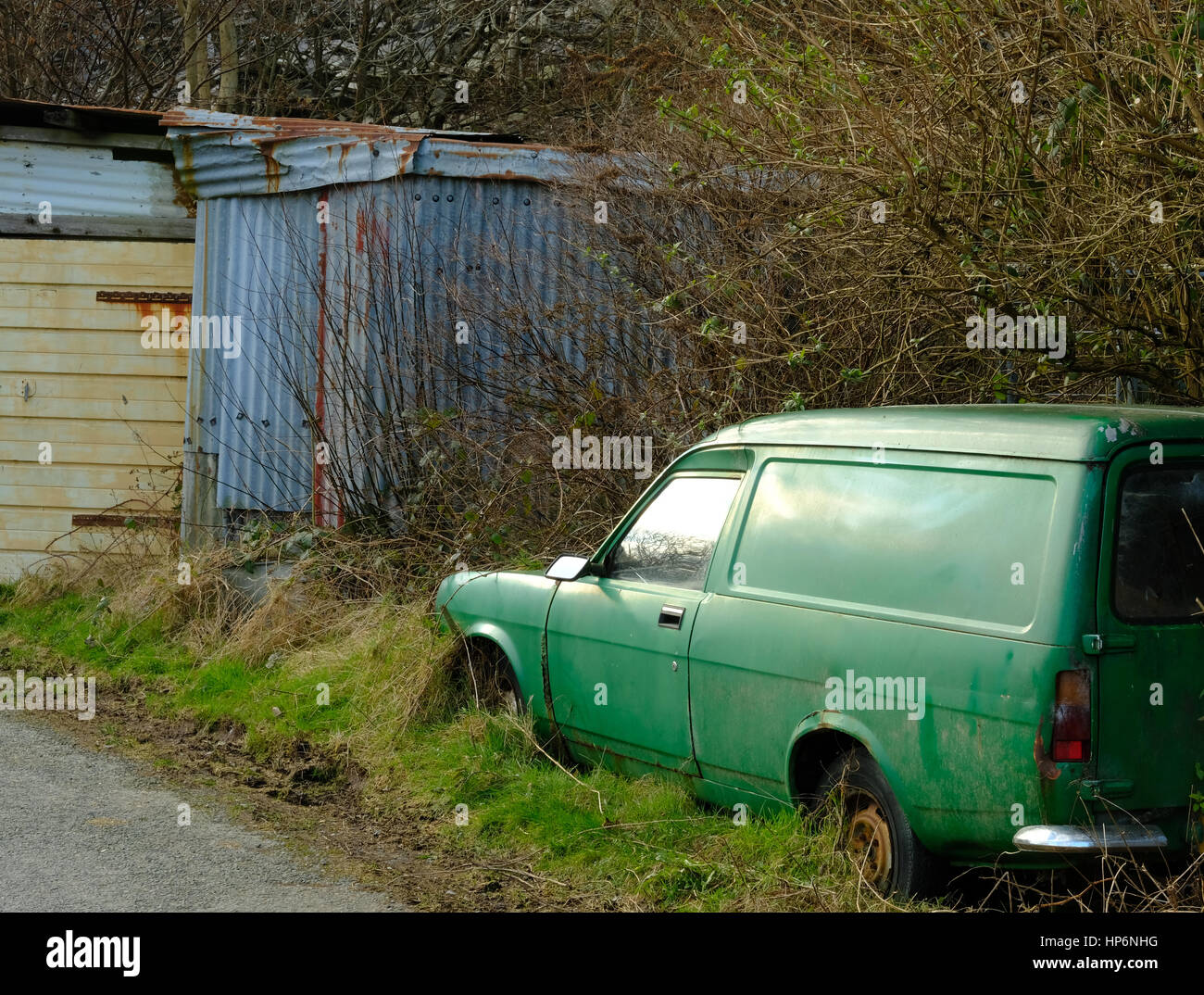 Abandoned Van High Resolution Stock Photography and Images - Alamy