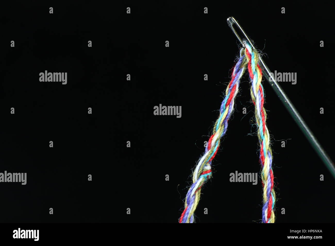 Needle and string Stock Photo - Alamy