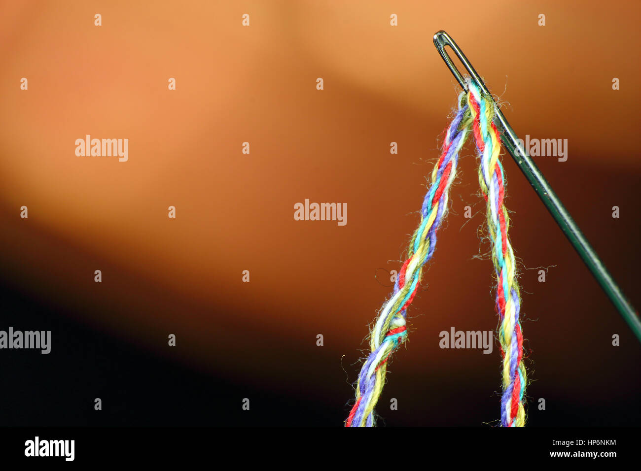 Needle and string Stock Photo - Alamy