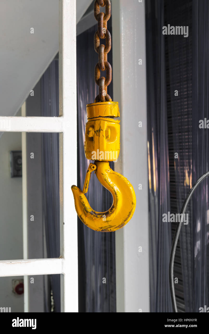 Yellow hook hi-res stock photography and images - Alamy