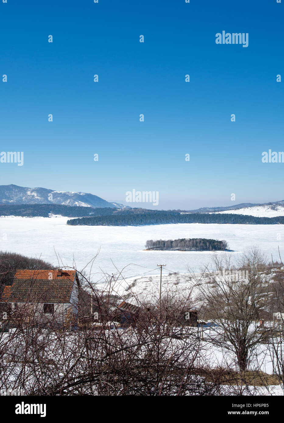 Vlasina lake landscape hi-res stock photography and images - Alamy