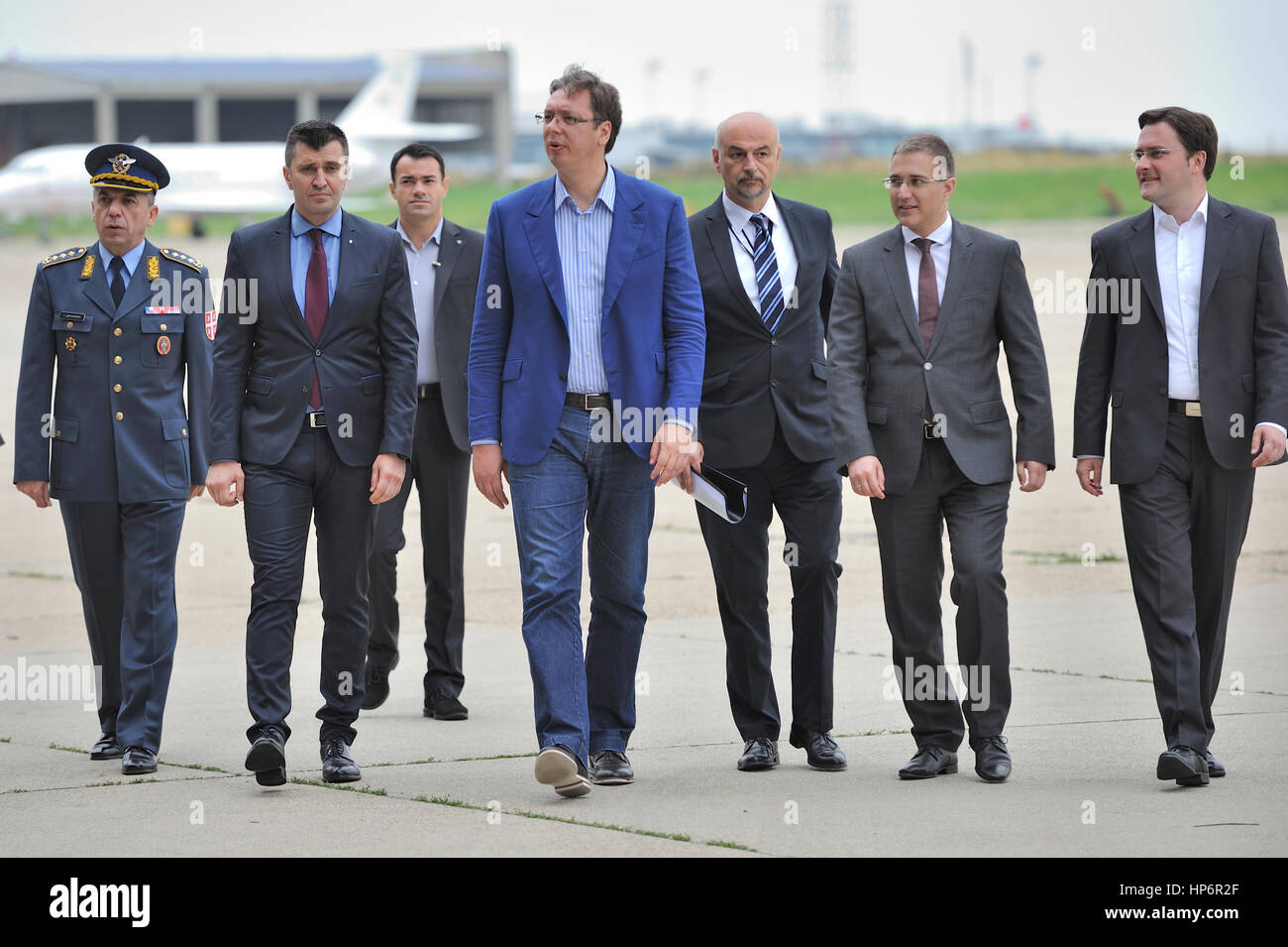 (FILE PHOTO: April 2015) Serbian Prime Minister (PM) Aleksandar Vucic ...