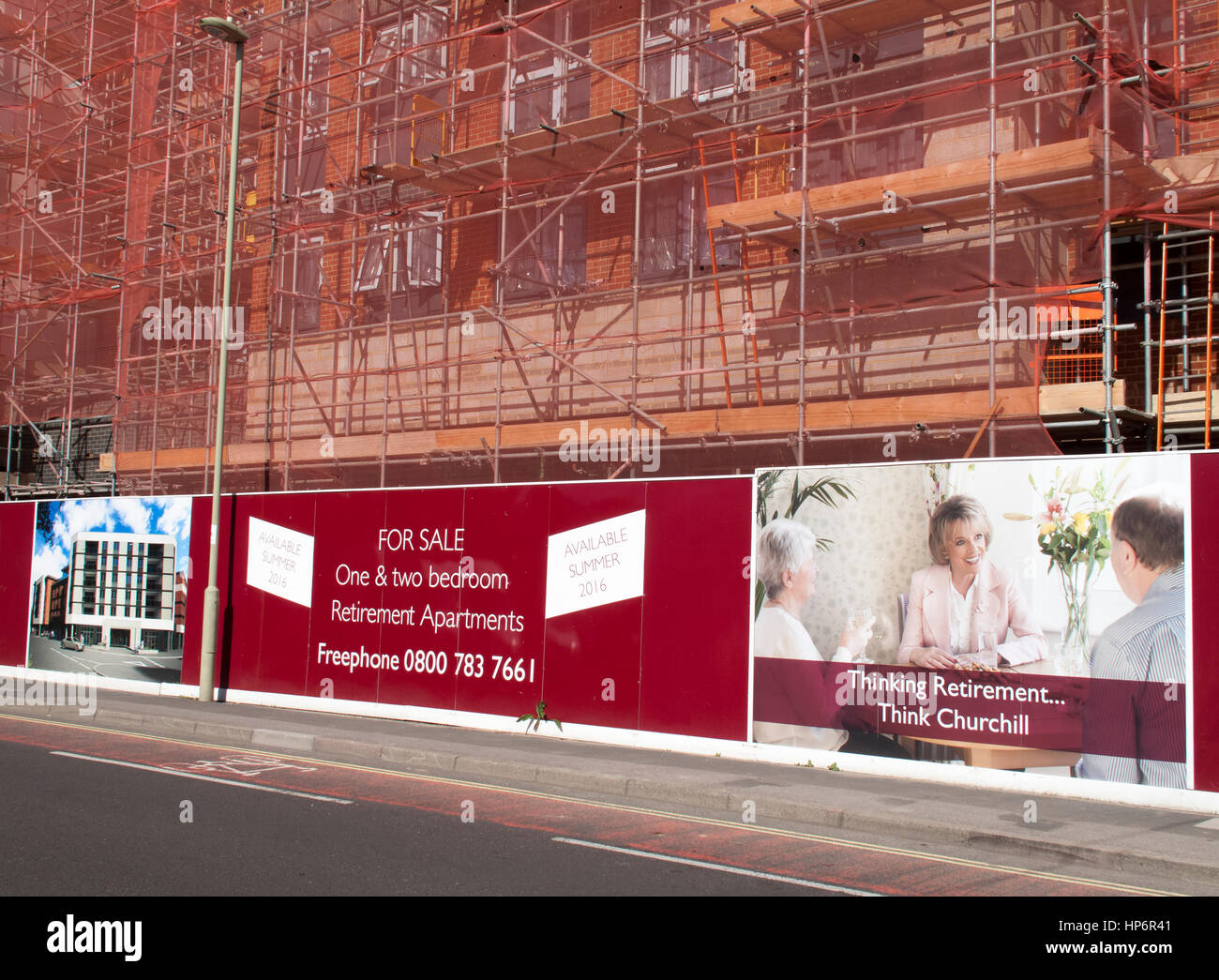 Churchill Retirement Living, retirement apartment construction site ...