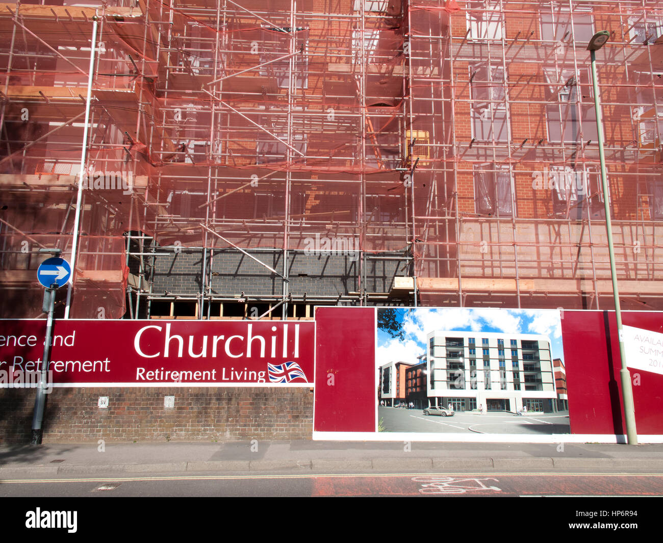 Churchill Retirement Living, retirement apartment construction site ...